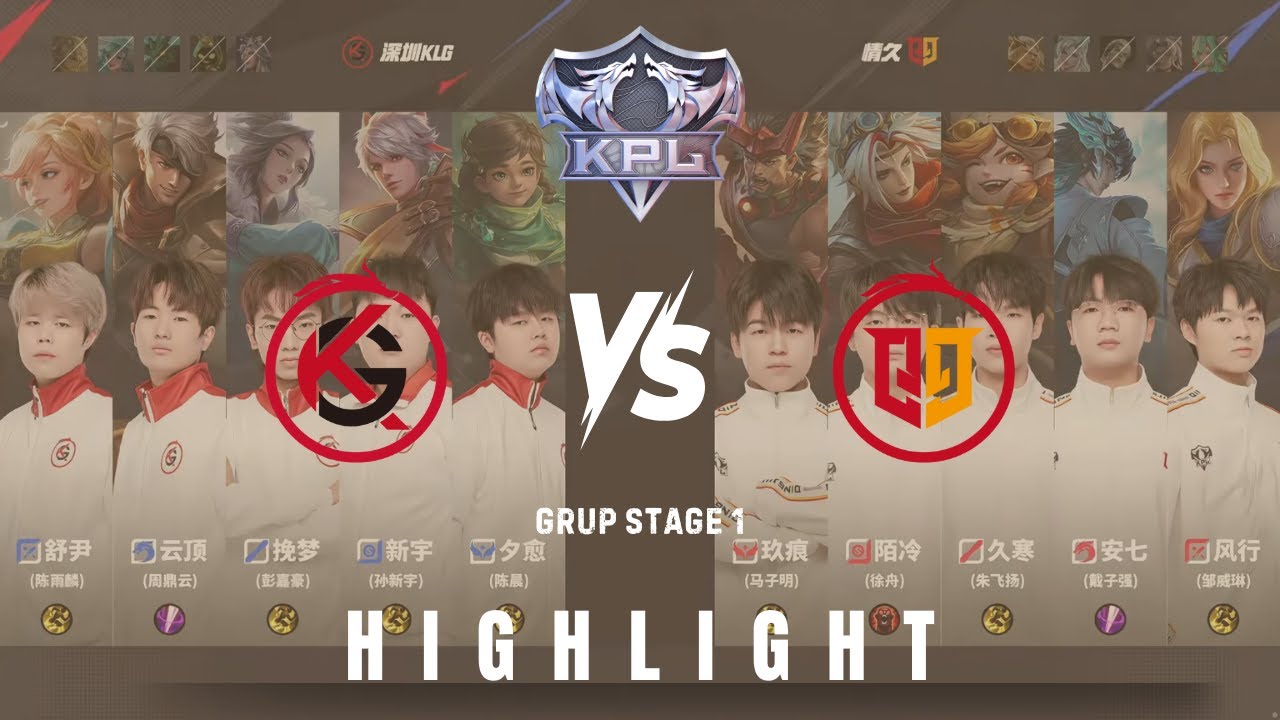 China's biggest Honor of Kings tournament KPL 2025 : KLG VS Q9 (King Pro League Spring 2025 ...