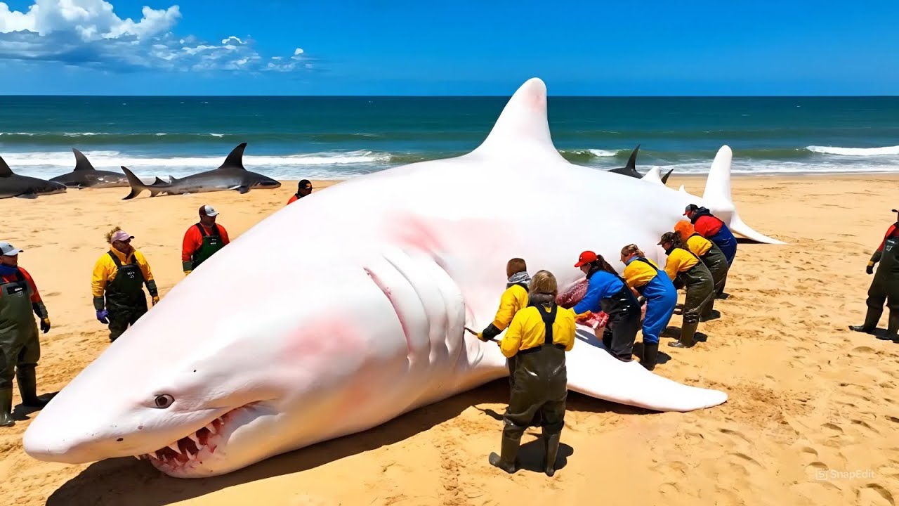 48 Hours Braving 3,000m Deep Waters to Catch 100 Giant Sharks | Deep ...