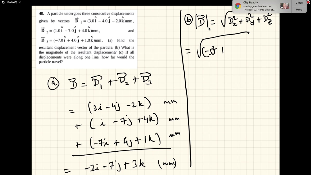 PHY2048 CH02 Vectors P48 - YouTube