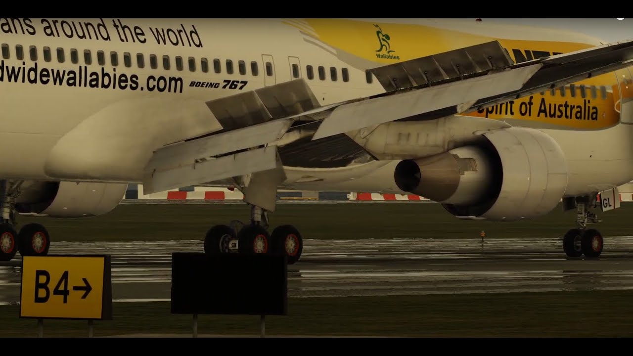 X-PLANE 12 BOEING 767-300ER YBBN-YSSY QANTAS AIRLINES - YouTube
