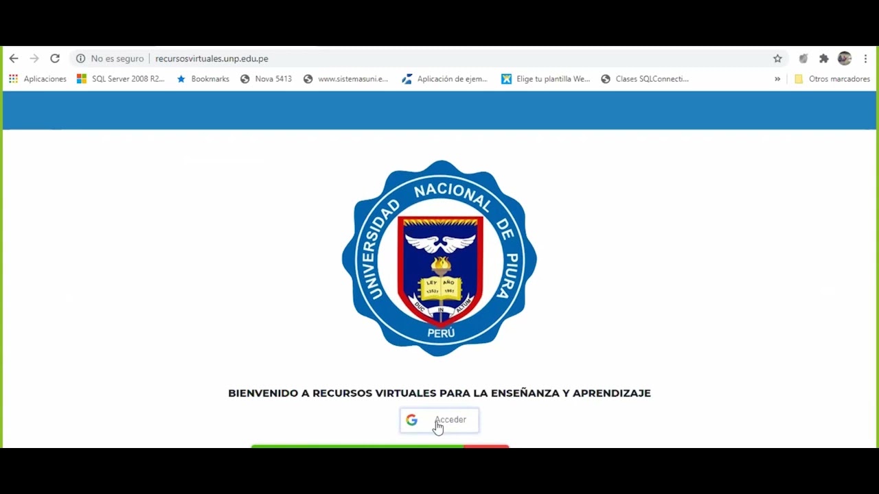 Plataforma de recursos virtuales para docentes UNP - YouTube