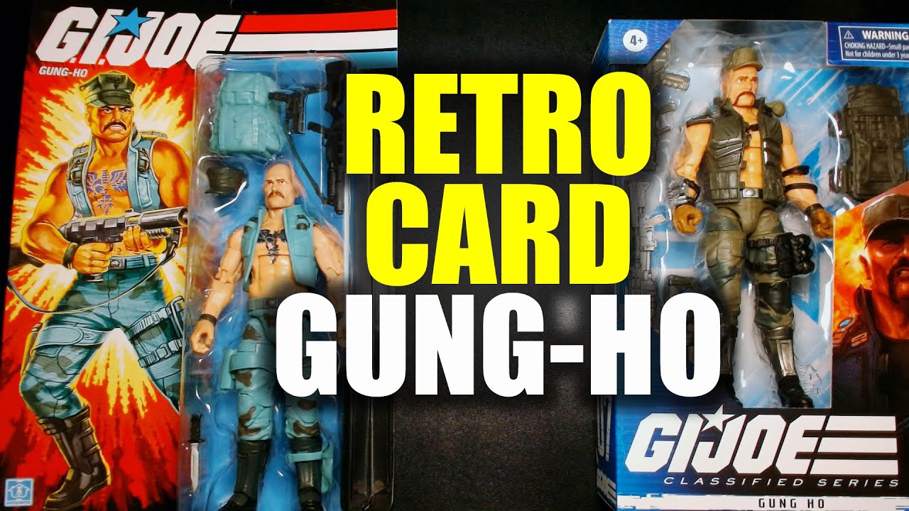 Classified Gung Ho Walmart Exclusive Retro Card Hasbro GI JOE Action ...