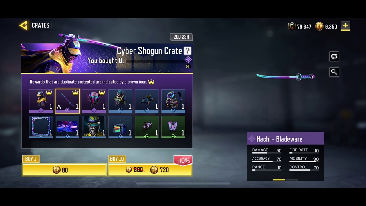 *New* Cyber Shotgun Crate Opening | TEDD Hardware Update | Cod Mobile ...