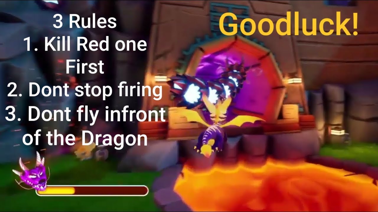 Spyro 3 Reignited Trilogy - How To Defeat Twin Dragons : Bad Dragon in ...