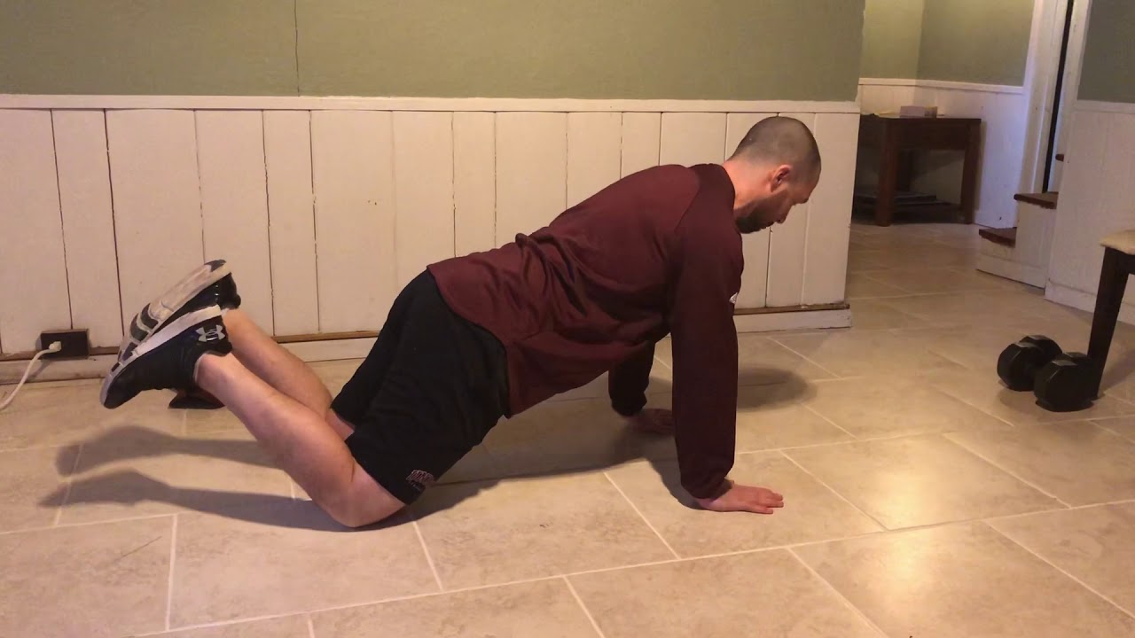 Kneeling Push Ups - YouTube
