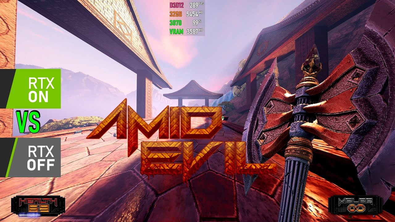 Amid Evil: RAY TRACING ON vs OFF - YouTube