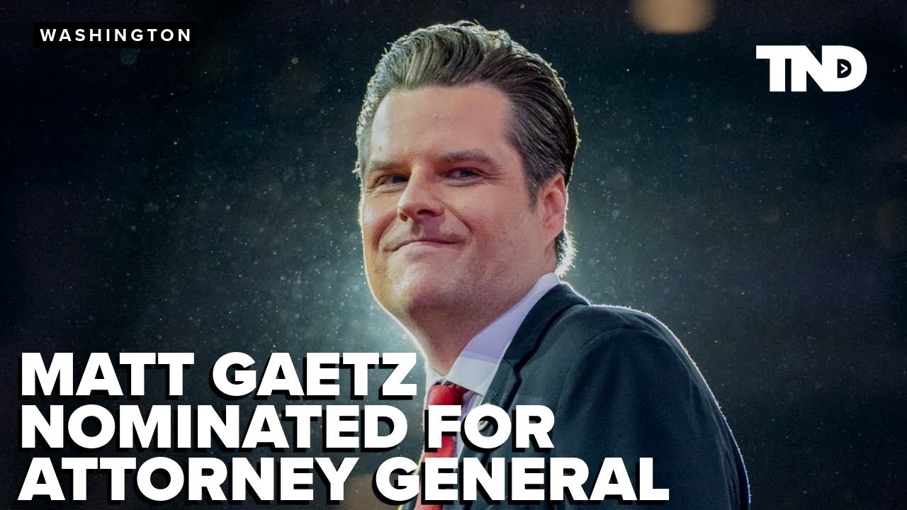 Trump picks Matt Gaetz for attorney general - YouTube