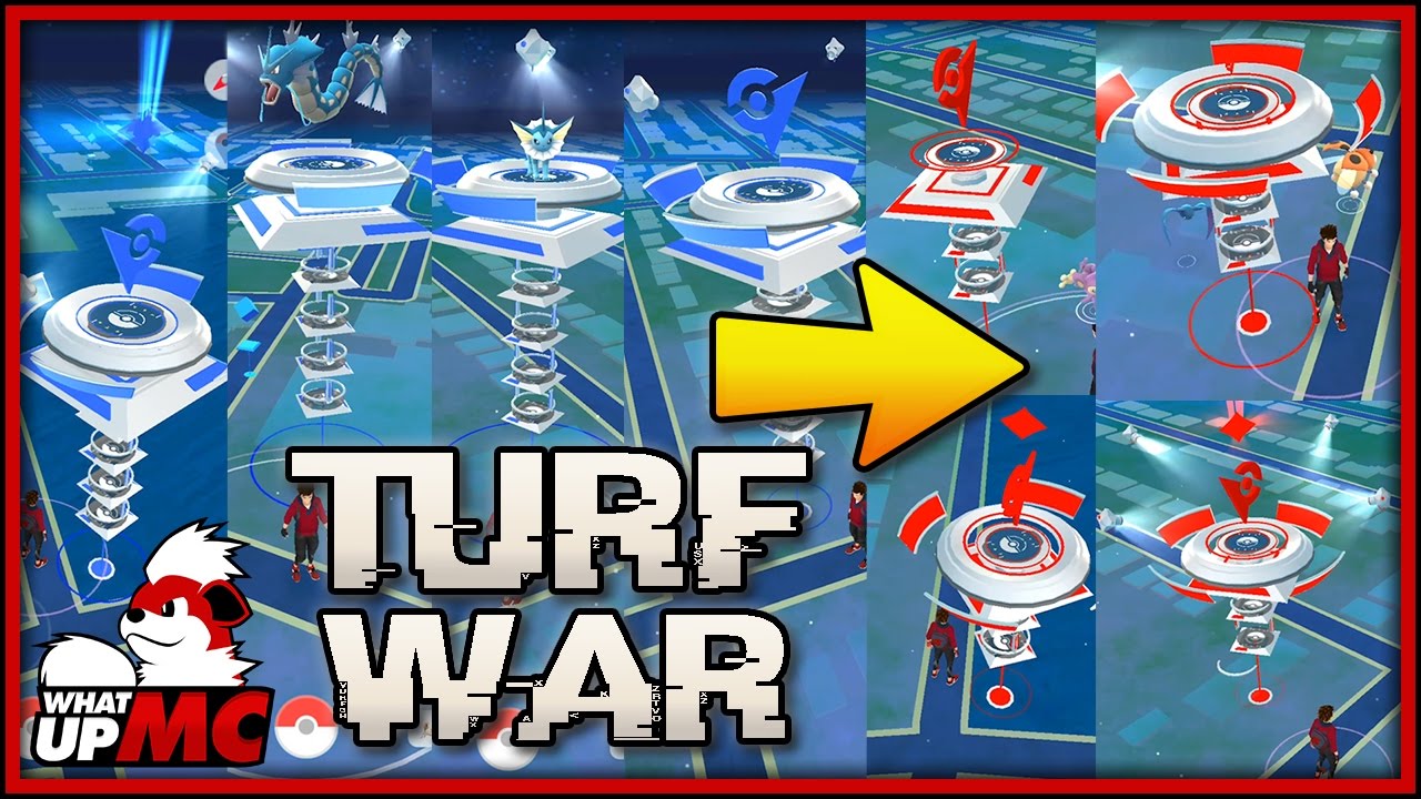 POKÉMON GO TURF WAR: FIRST STRIKE - Level 10 Gym Takedowns + The Cops ...