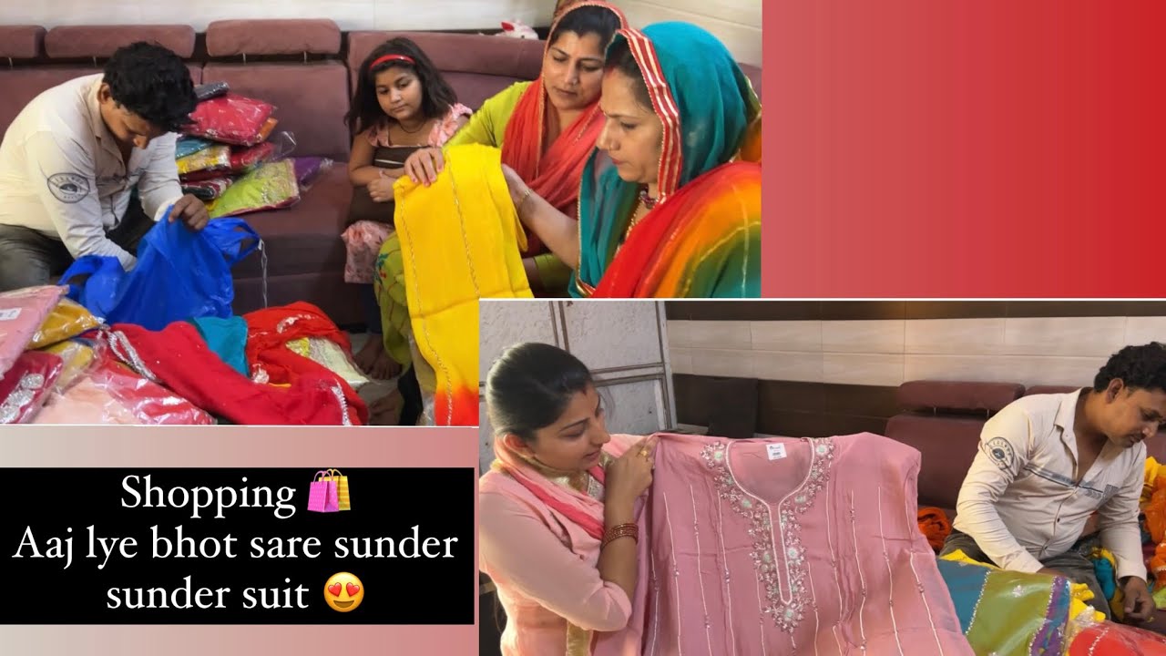 Aaj lye mne bhot sunder sunder suit #theshokeenfamily #trending # ...
