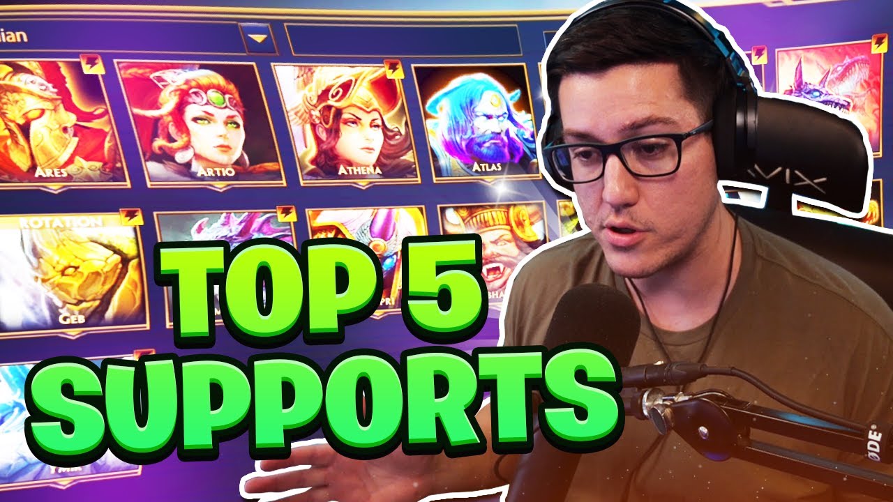 THE ULTIMATE TOP 5 GOD & BUILD GUIDE: SUPPORTS - YouTube