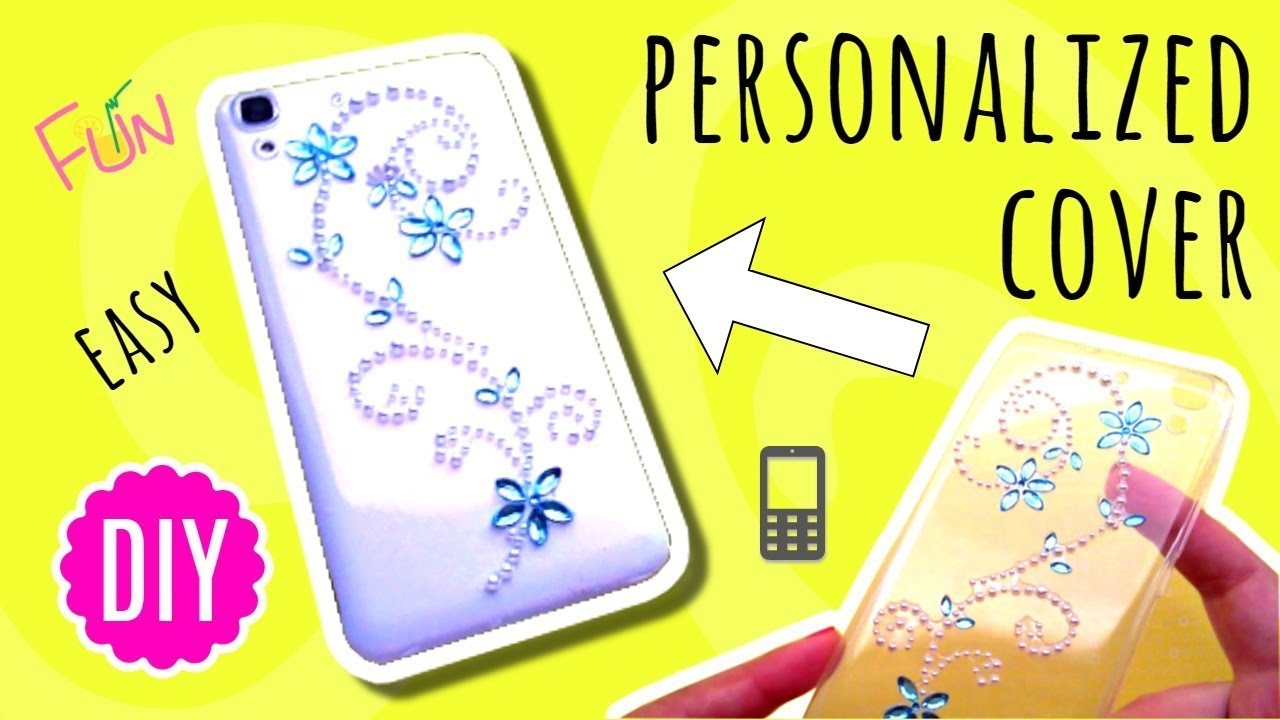 How to make a Phone Cover your Own - easy DIY with only 1 item - YouTube