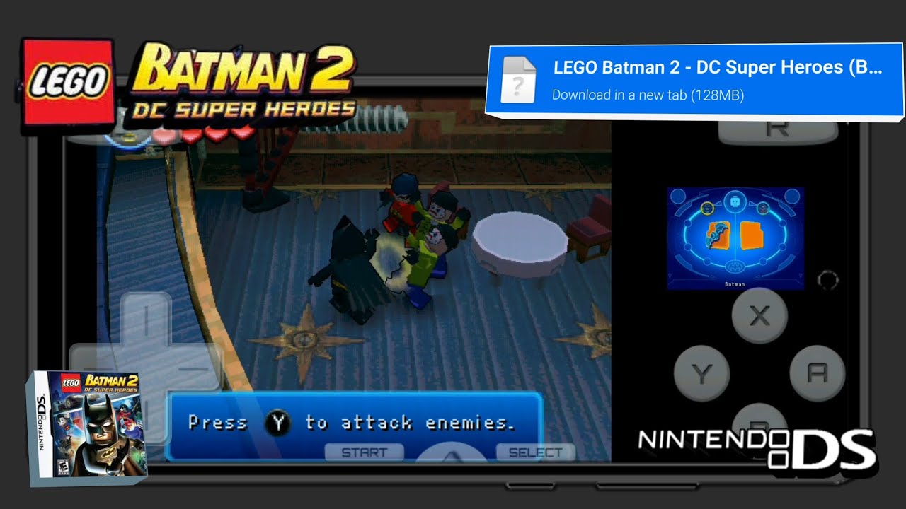 LEGO BATMAN 2 - DC SUPER HEROES (PT-BR) | Nintendo DS - YouTube