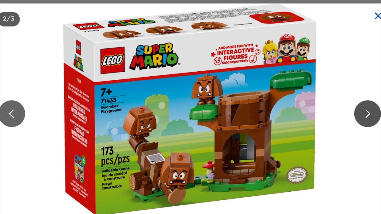 ⚠️BRAND NEW⚠️ Lego SUPER MARIO #71434 Goombas Playground set REVEALED ...