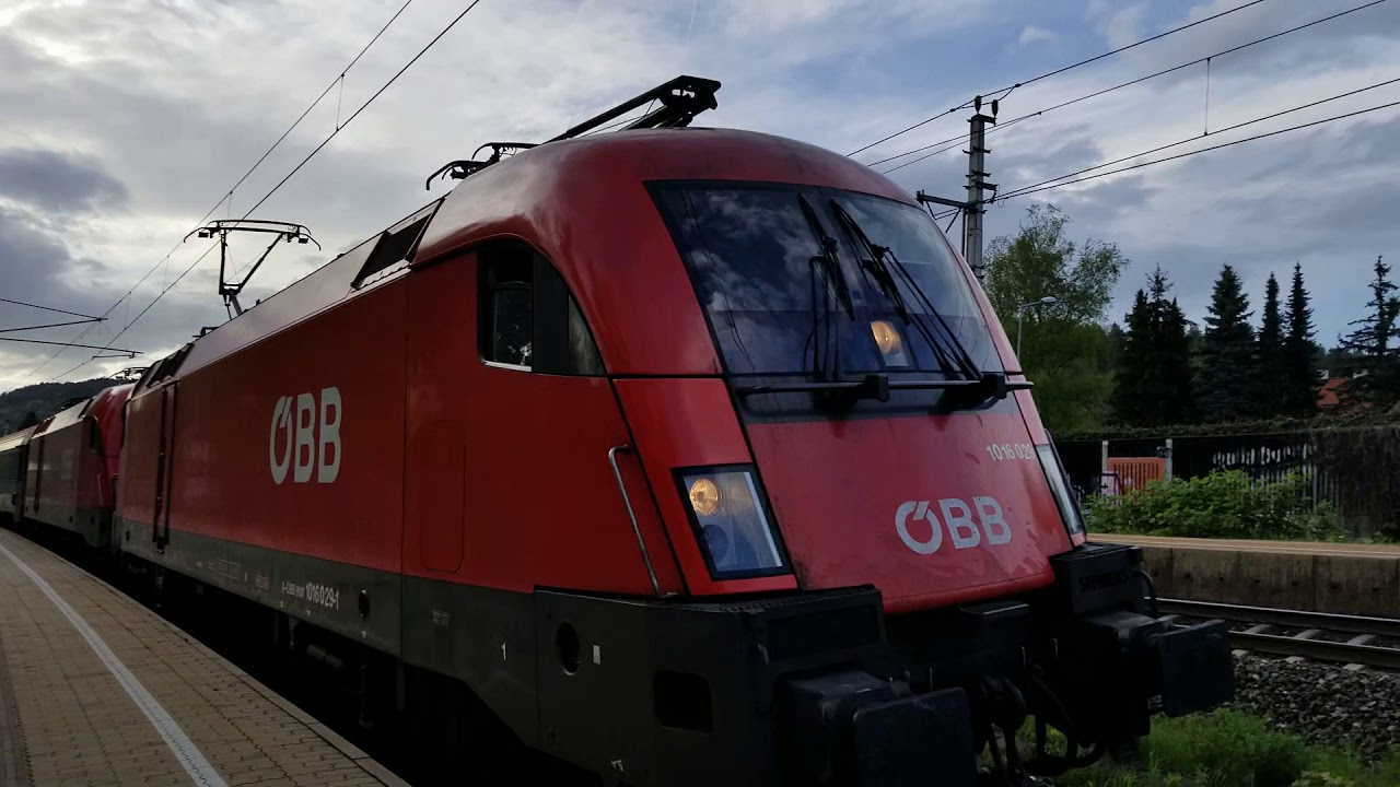 🇦🇹 UltraHD 4K RH1016-029 mit Zug InterCity IC 632 Lienz-Wien - YouTube
