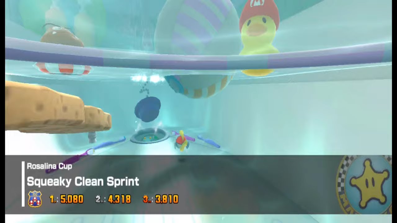 Squeaky Clean Sprint - Mario Kart Tour Course - YouTube