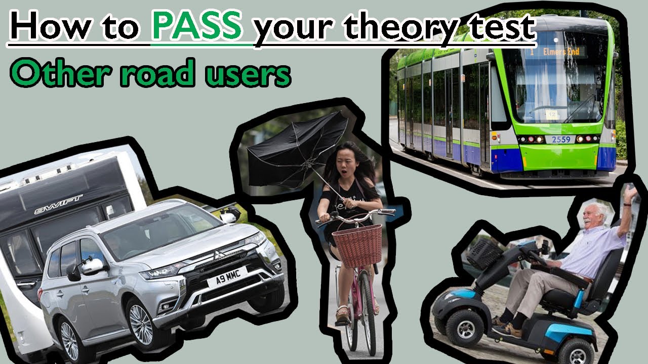 How to pass the UK theory test | 5 questions on other vehicles / road ...