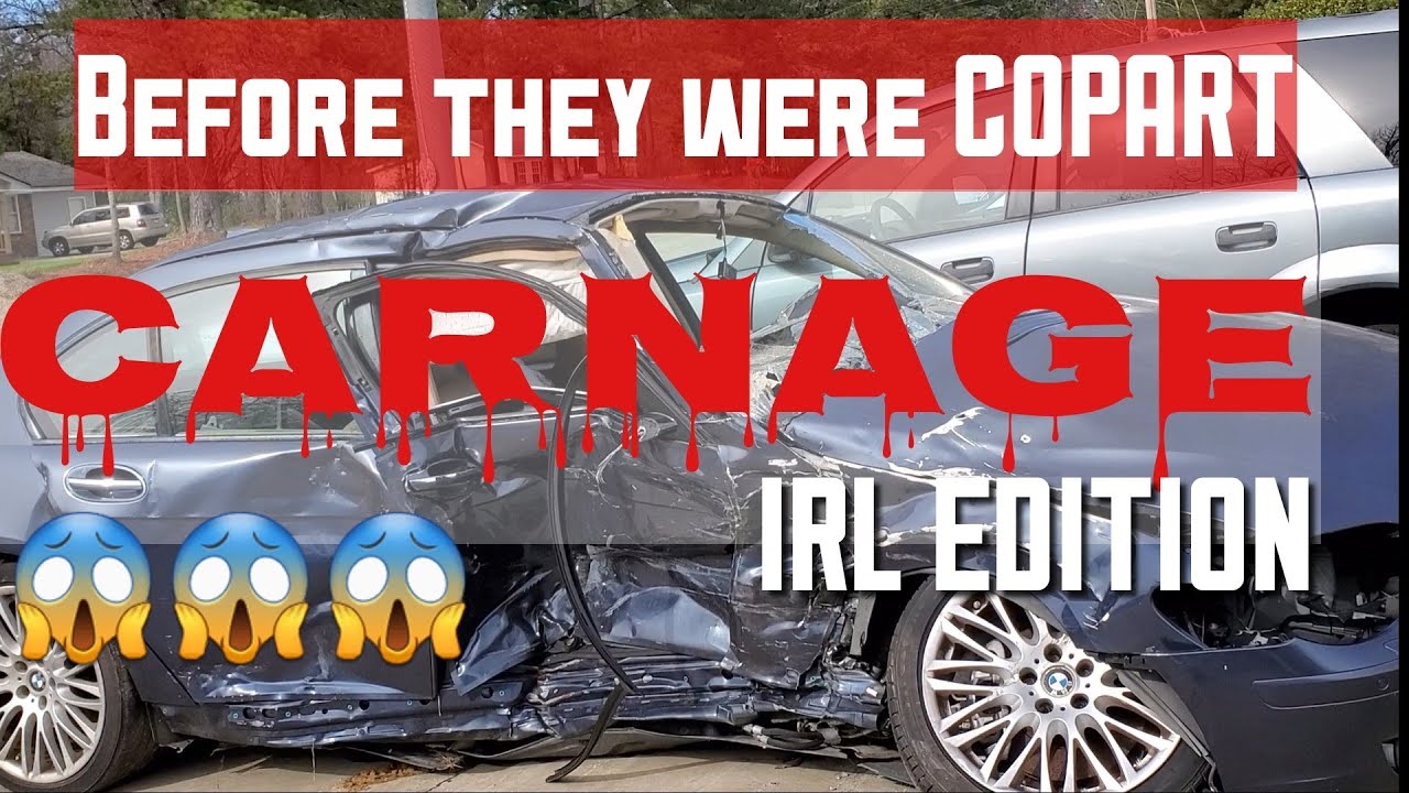 MASSIVE CARNAGE EDITON REAL WORLD BEFORE THEY WERE COPART - YouTube