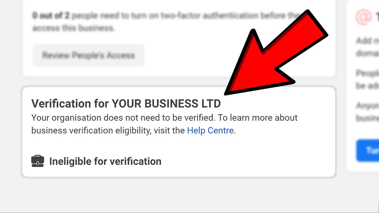 How To Fix "Ineligible for Verification" Meta BM - YouTube