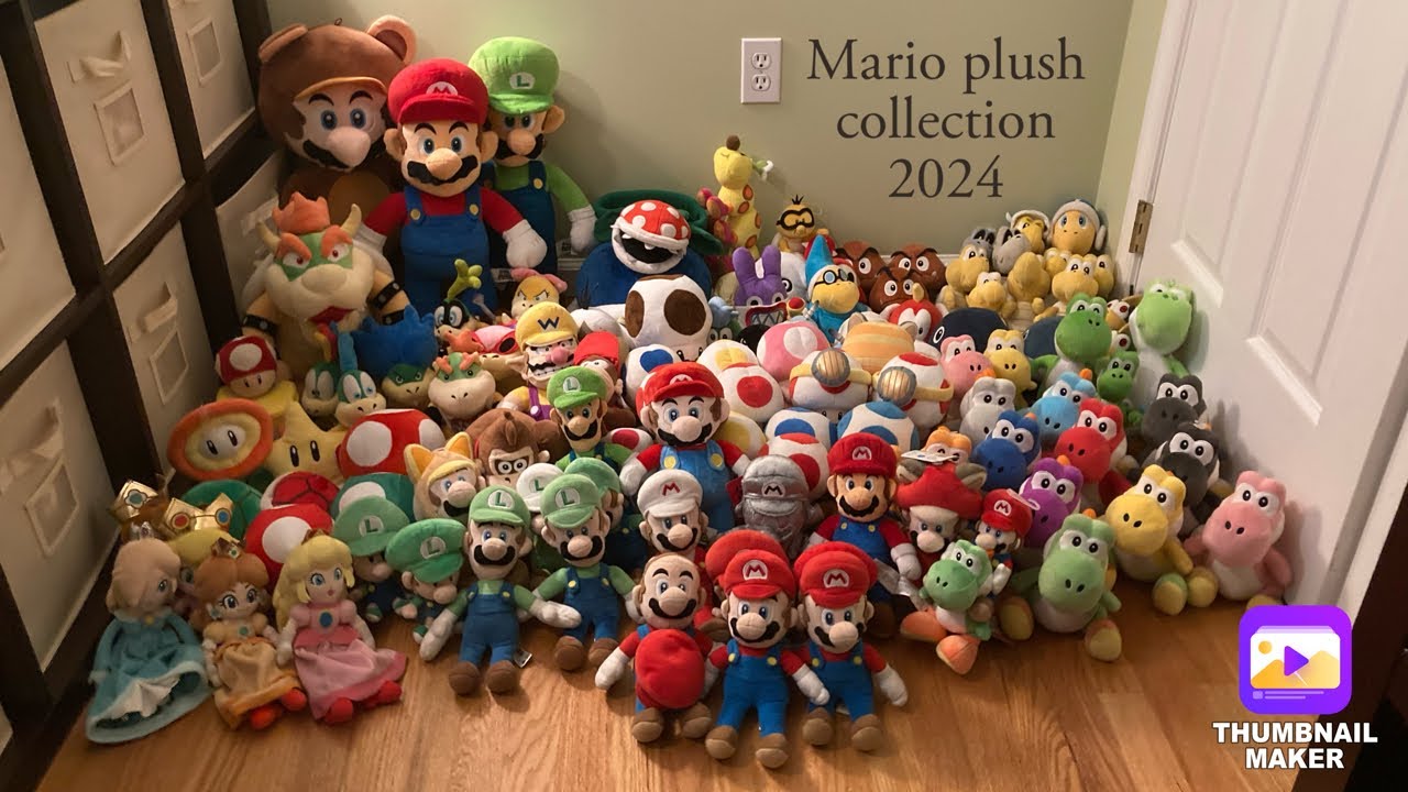 Mario plush collection 2024 - YouTube