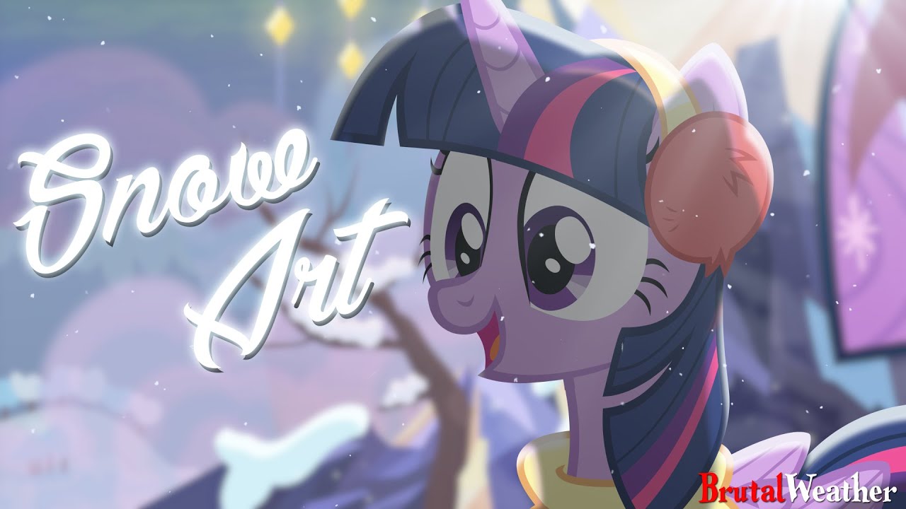 MLP:FIM [Animation] "Snow Art" - YouTube