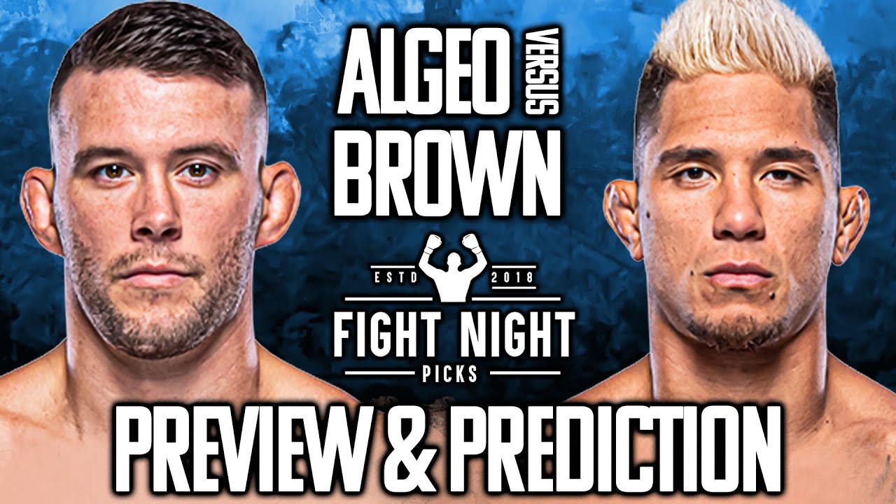UFC Kansas City: Bill Algeo vs. TJ Brown Preview & Prediction - YouTube