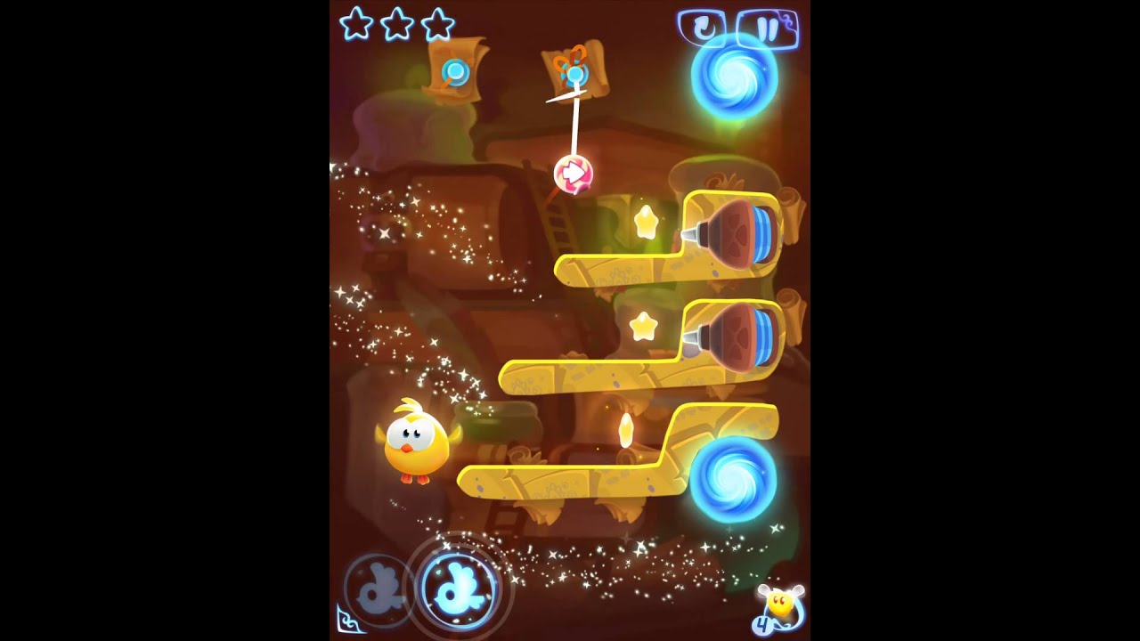 Cut the Rope Magic: Ancient Library Level 5-16 3 Stars - YouTube