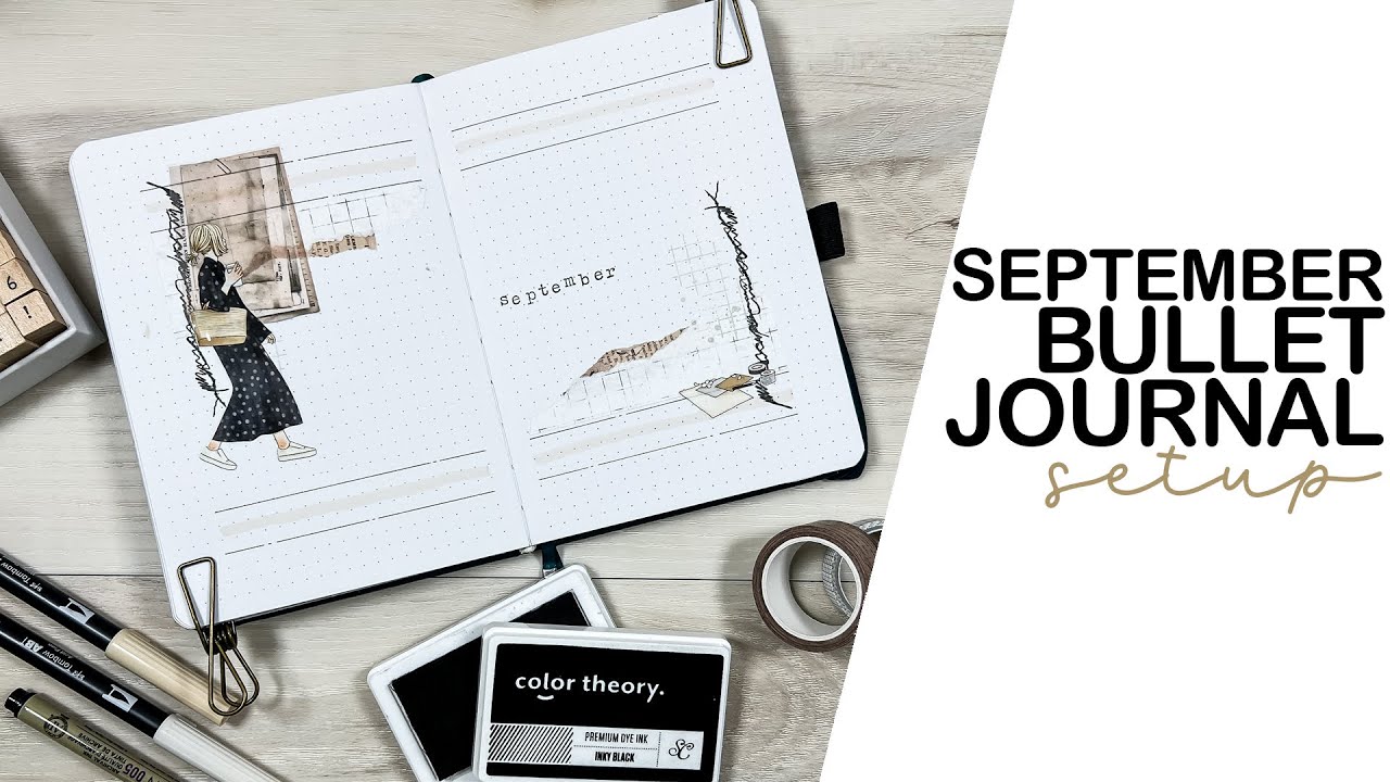 September 2024 Bullet Journal Setup | September Plan with Me | Archer ...