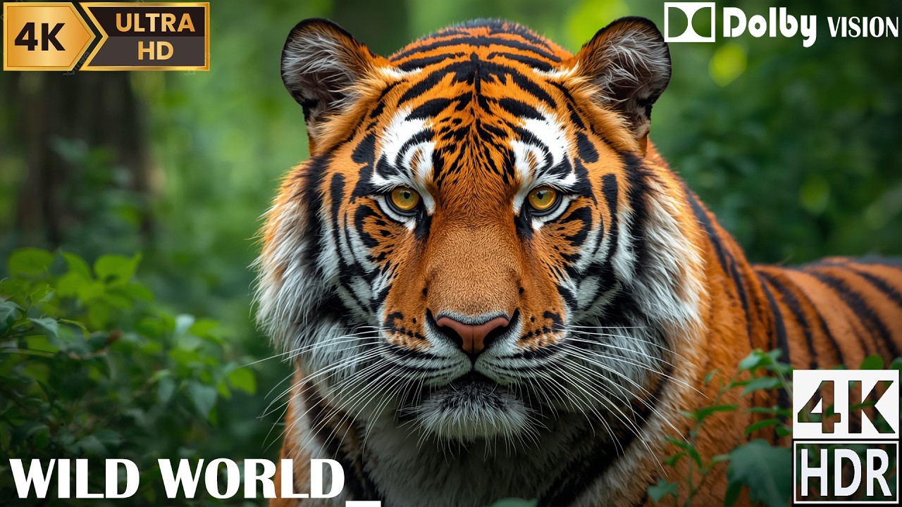 WILD WORLD 4K Ultra HD | DOLBY VISION ! EPIC WILDLIFE - Extreme Colors ...
