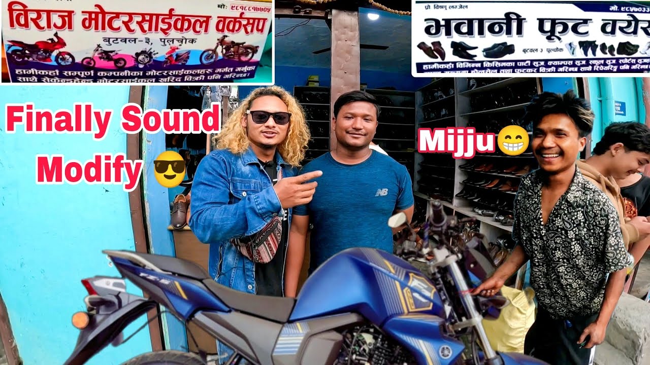 Finally FZ V2 Sound Modify Moto Vlog - YouTube