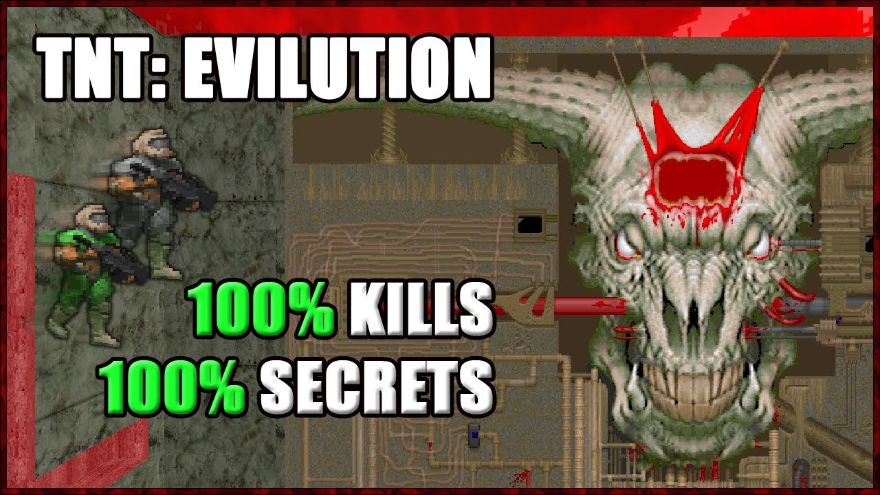 FINAL DOOM (TNT Evilution) : All Cooperative UVMAX Levels Speedruns ...