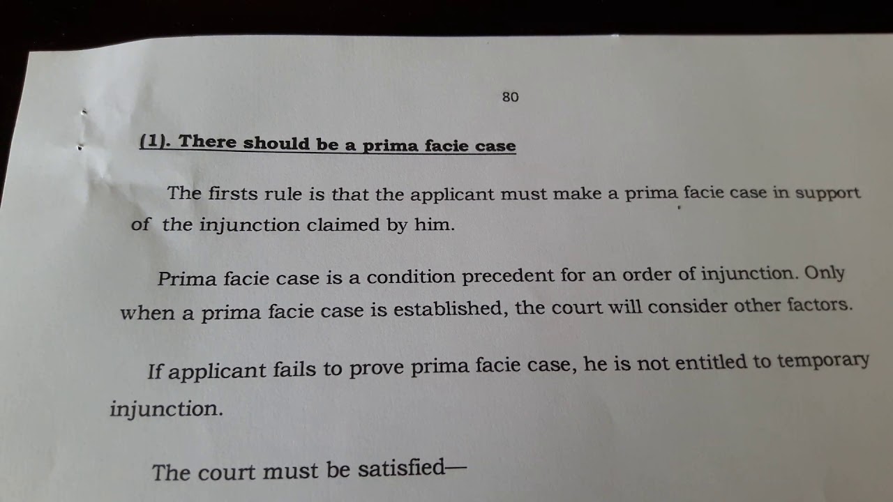 CPC--PRINCIPLES OF INJUNCTION. - YouTube