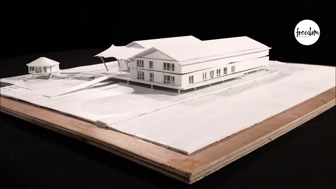 Freedom Church Building Project 3D Model - YouTube