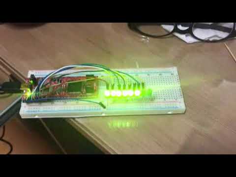 [AVR][ATmega 128 작품] ATmega128로 연속 LED 시퀀스 만들기! - YouTube