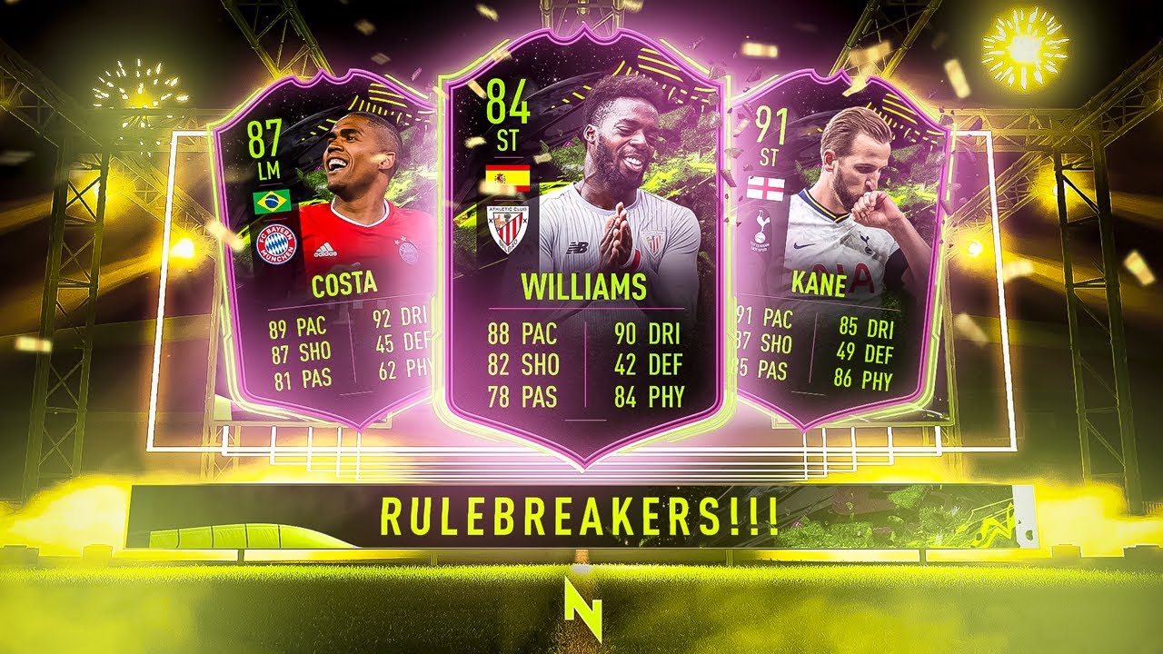 Rulebreakers Are Here Inaki Williams Player Pick Sbc Team 1 Fifa