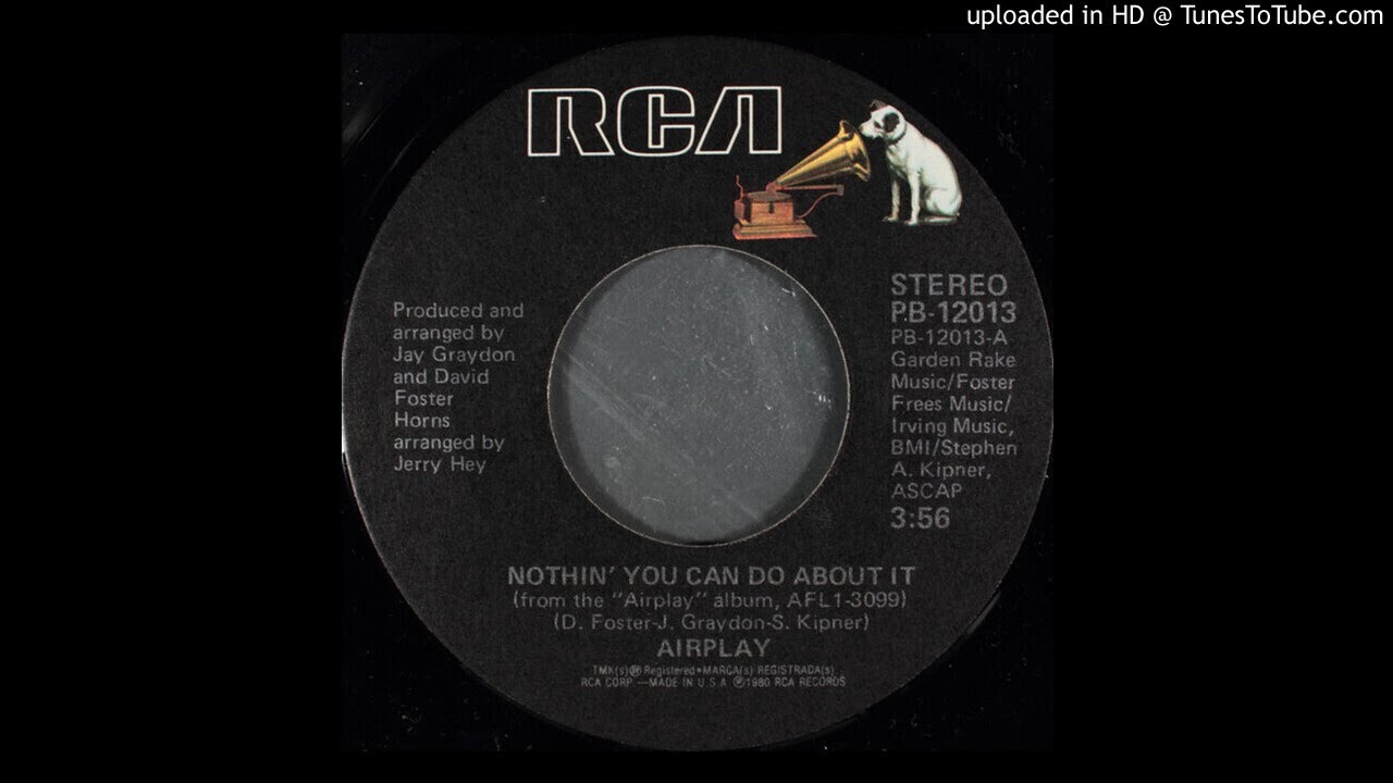 Airplay - Nothin'You Can Do About It 1980 - YouTube