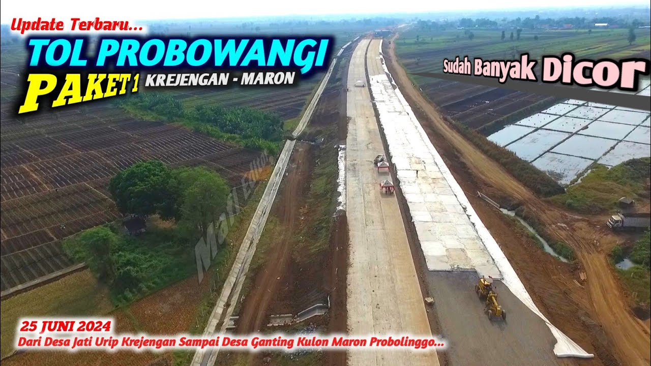 Update _ TOL PROBOWANGI PAKET 1 DARI KREJENGAN SAMPAI MARON PROBOLINGGO ...