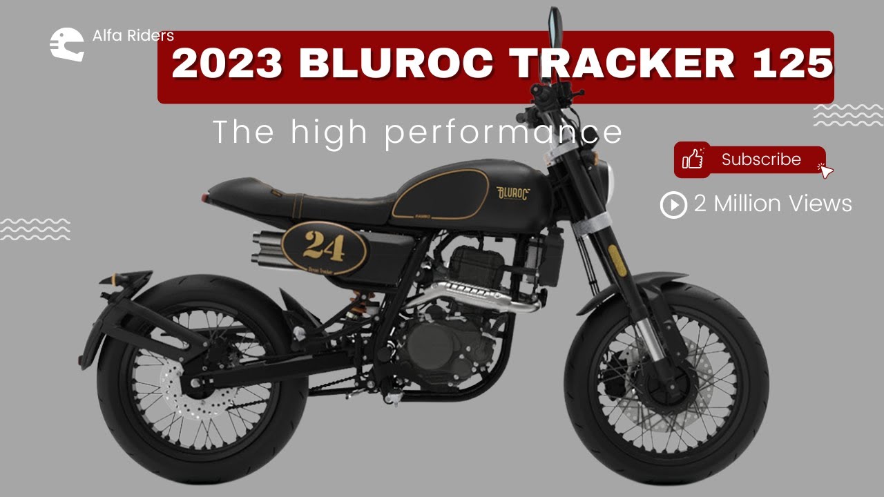 2023 Bluroc Tracker 125/the lively and fun motorcycle. - YouTube