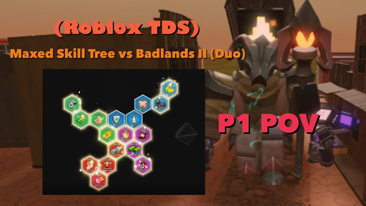 MAXED SKILL TREE VS BADLANDS II (DUO) (Maddy and Nate Strategy, Player ...