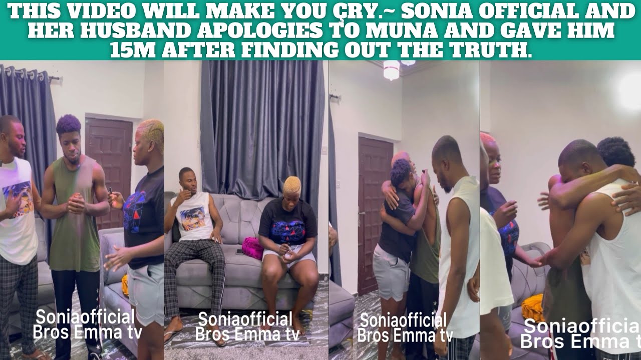 SONIA OFFICIAL AND HUSBAND FINALLY APOLOGIES TO MUNA AND THEY GAVE HIM ...