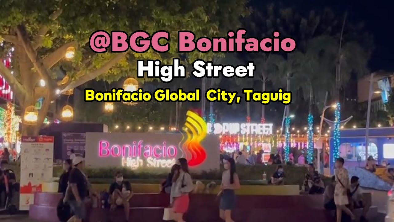 BGC High Street Night Walk | I can't believe this is what I saw ...