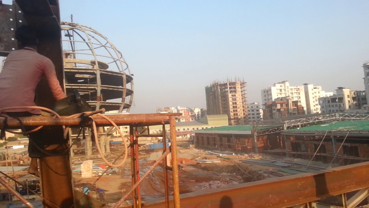 AIUB Permanent Campus Construction (24.02.17) - YouTube