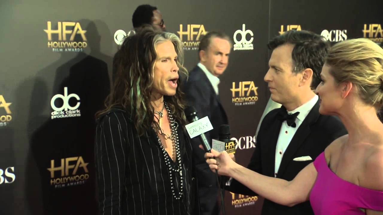 Steven Tyler Red Carpet Interview - Hollywood Film Awards 2014 - YouTube