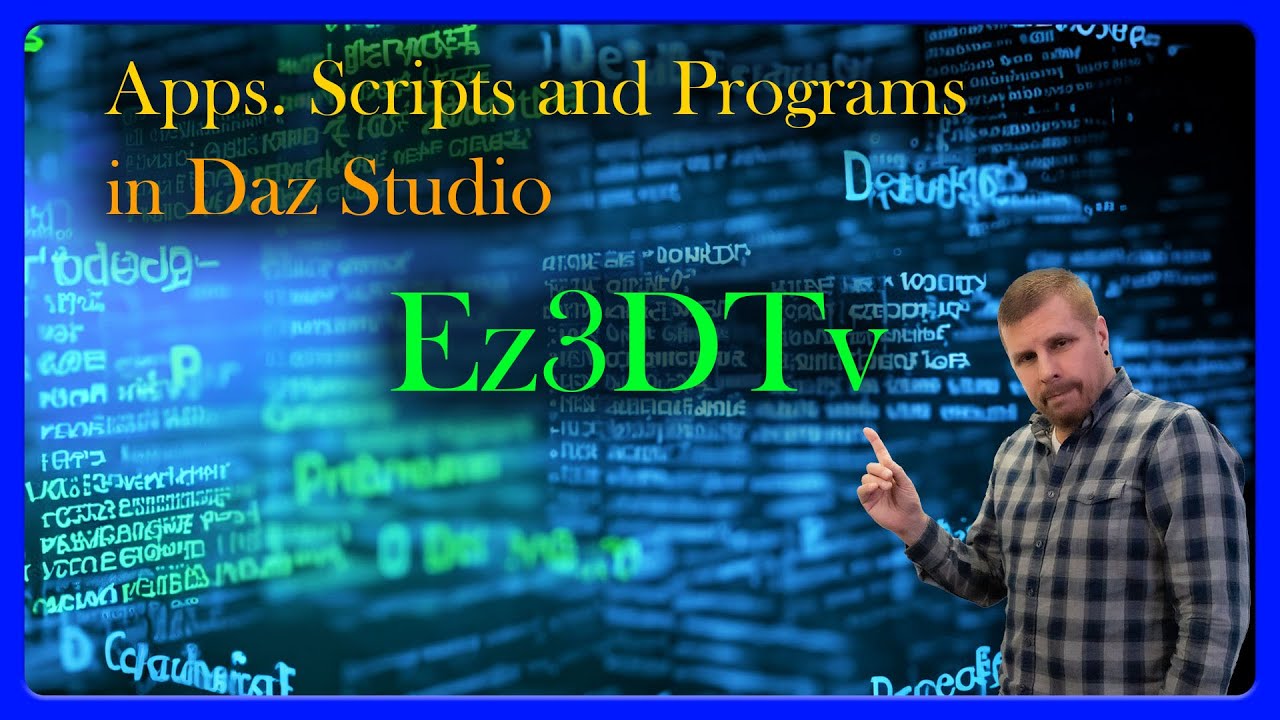 Apps, Scripts and Programs in Daz Studio |Ez3DTv - YouTube