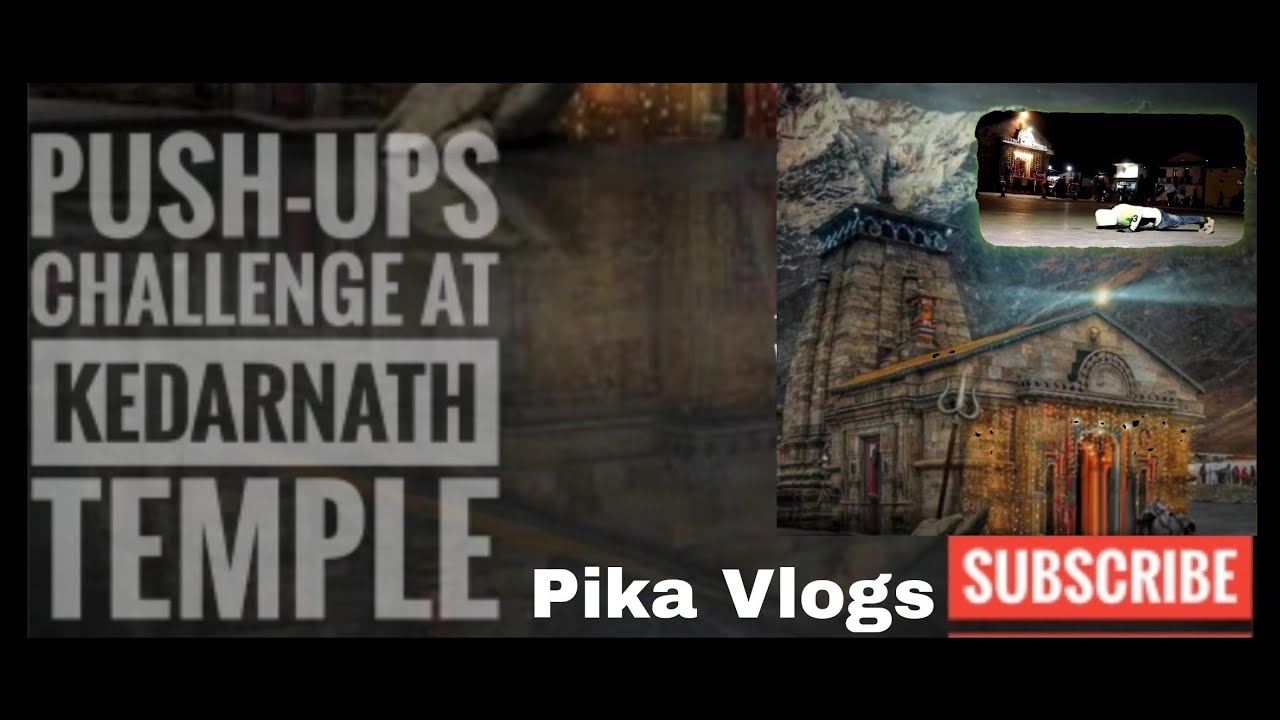 Push-ups Challenge At Kedarnath temple|Etni jada thndi 🥶-7|PikaVlogs ...