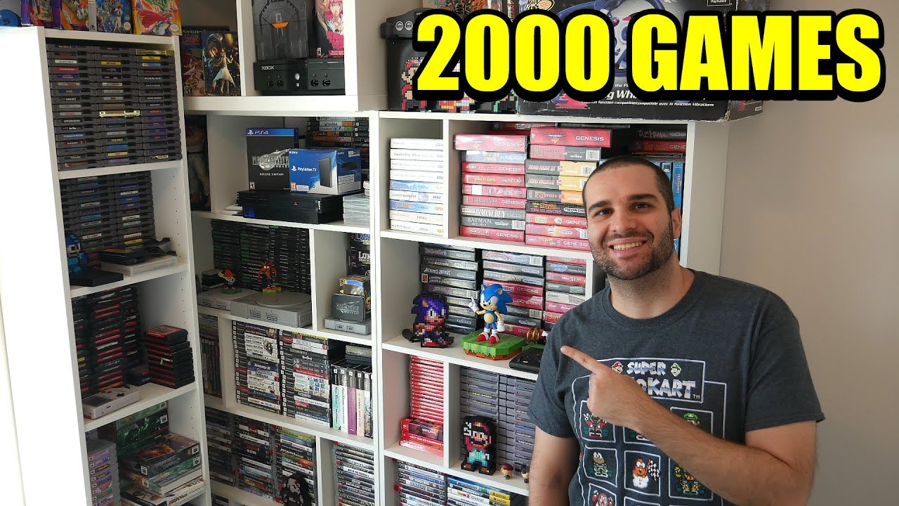 Tour Pela Minha Coleção De Games Em 2020 - 2000 Jogos 26 Consoles - Uma ...