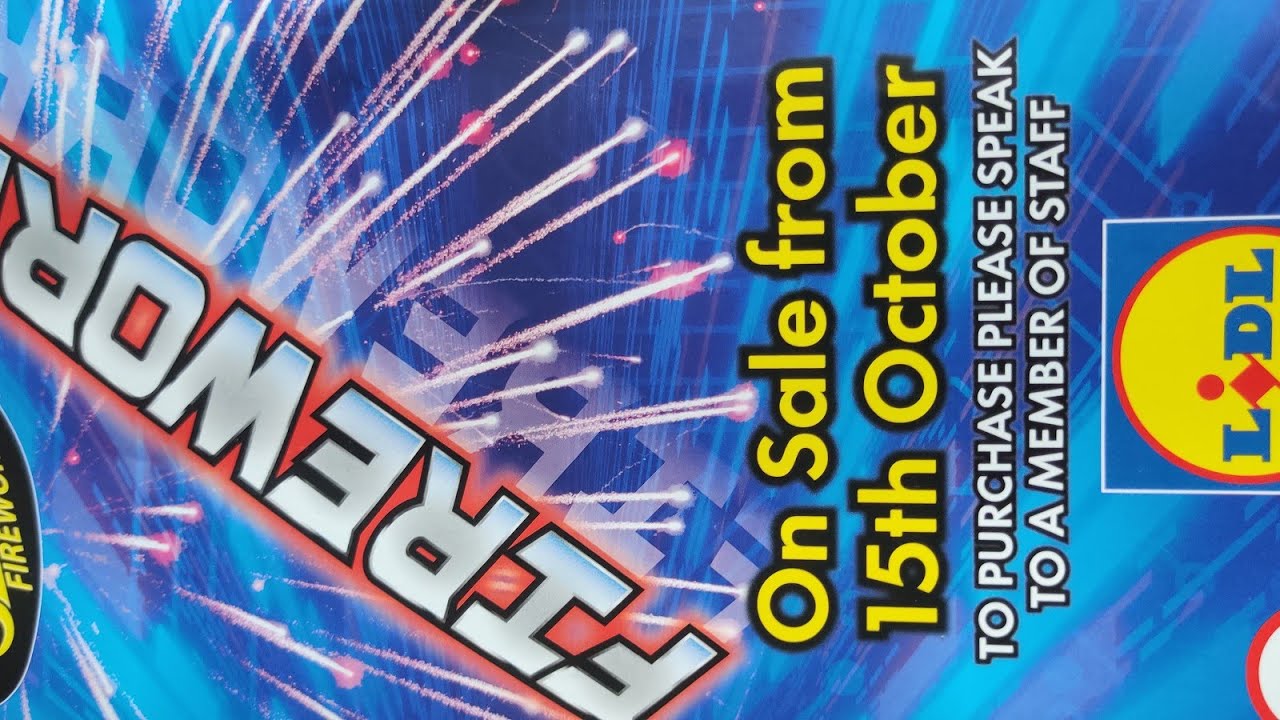 Lidl Fireworks 2023 - YouTube