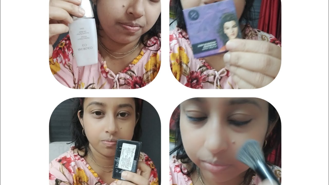 Full step by step light makeup tutorial for birthday party....my 1st ...