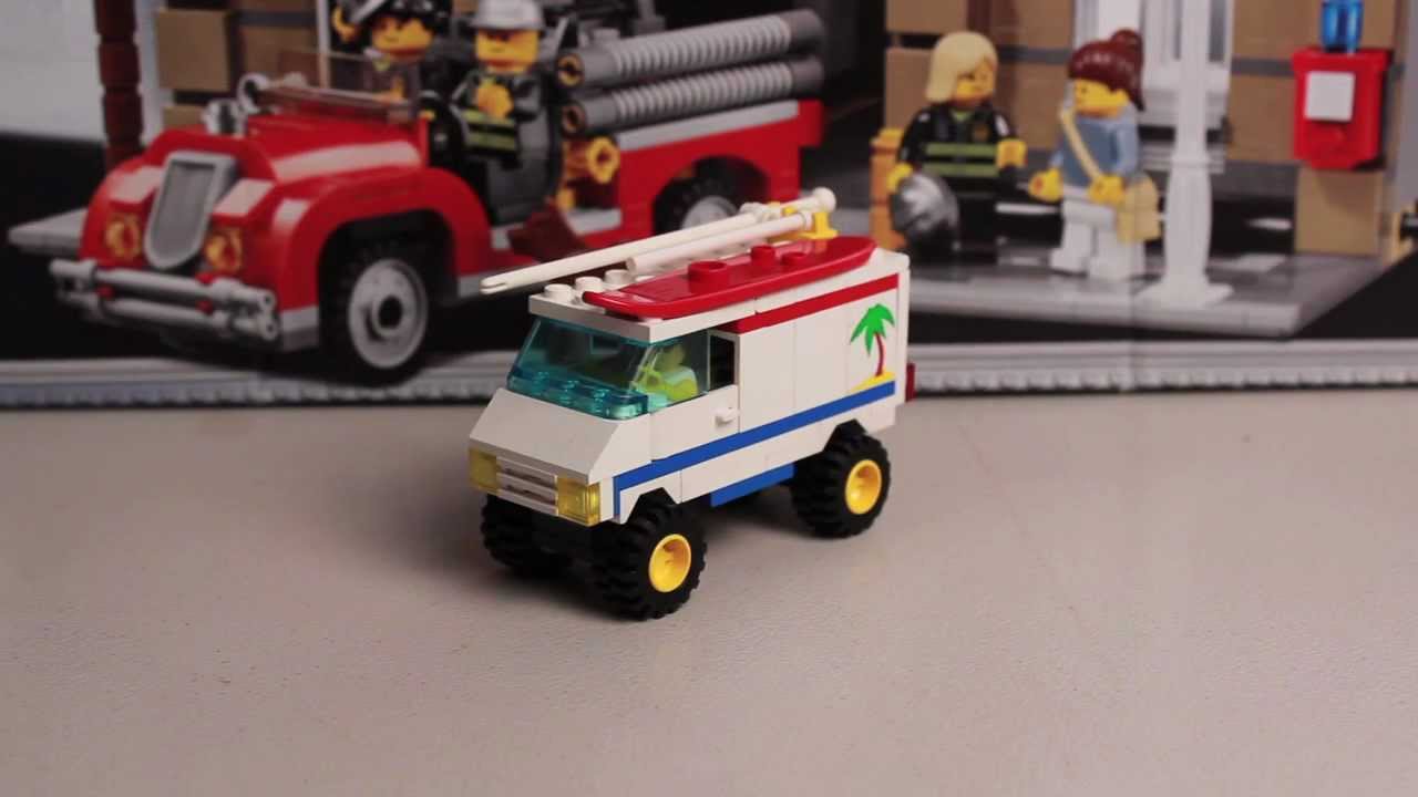 LEGO Set Review: Town Windsurfer and Van (1791) from 1994 - YouTube
