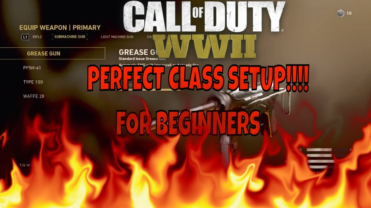 My Top 5 best class setups/divisions in COD WW2 pretty epic - YouTube