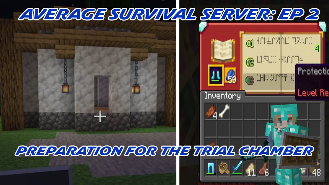 AVERAGE SURVIVAL SERVER, EP 2: Preparing for the trials - YouTube